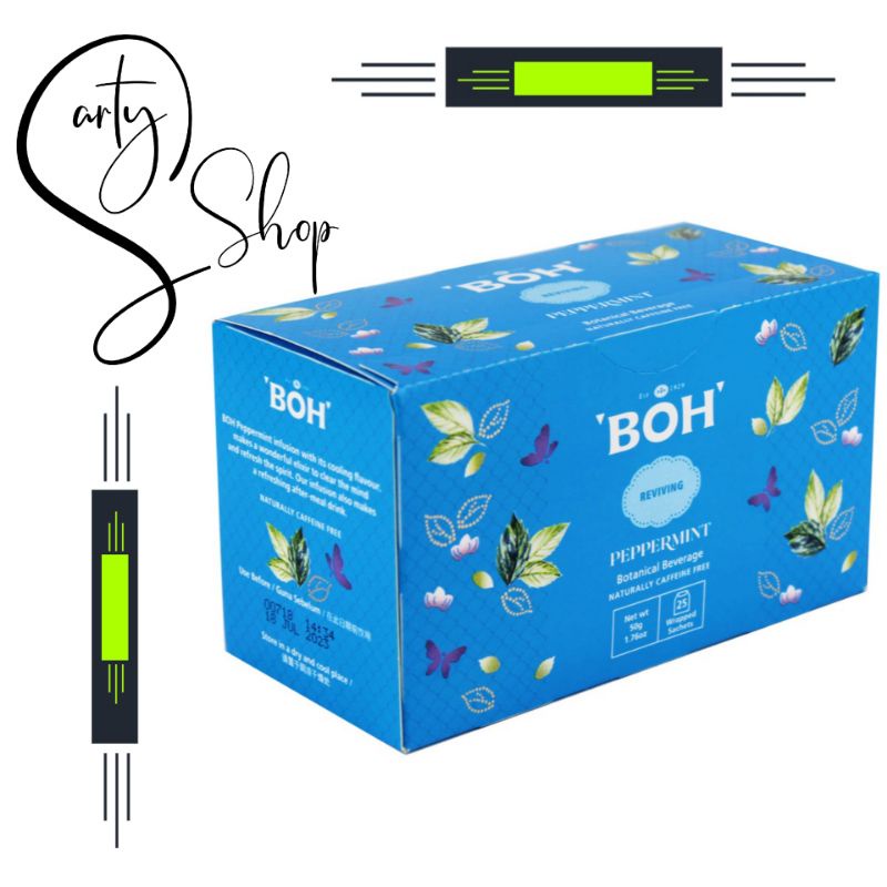 BOH Peppermint herb bags (50g) | Shopee Malaysia
