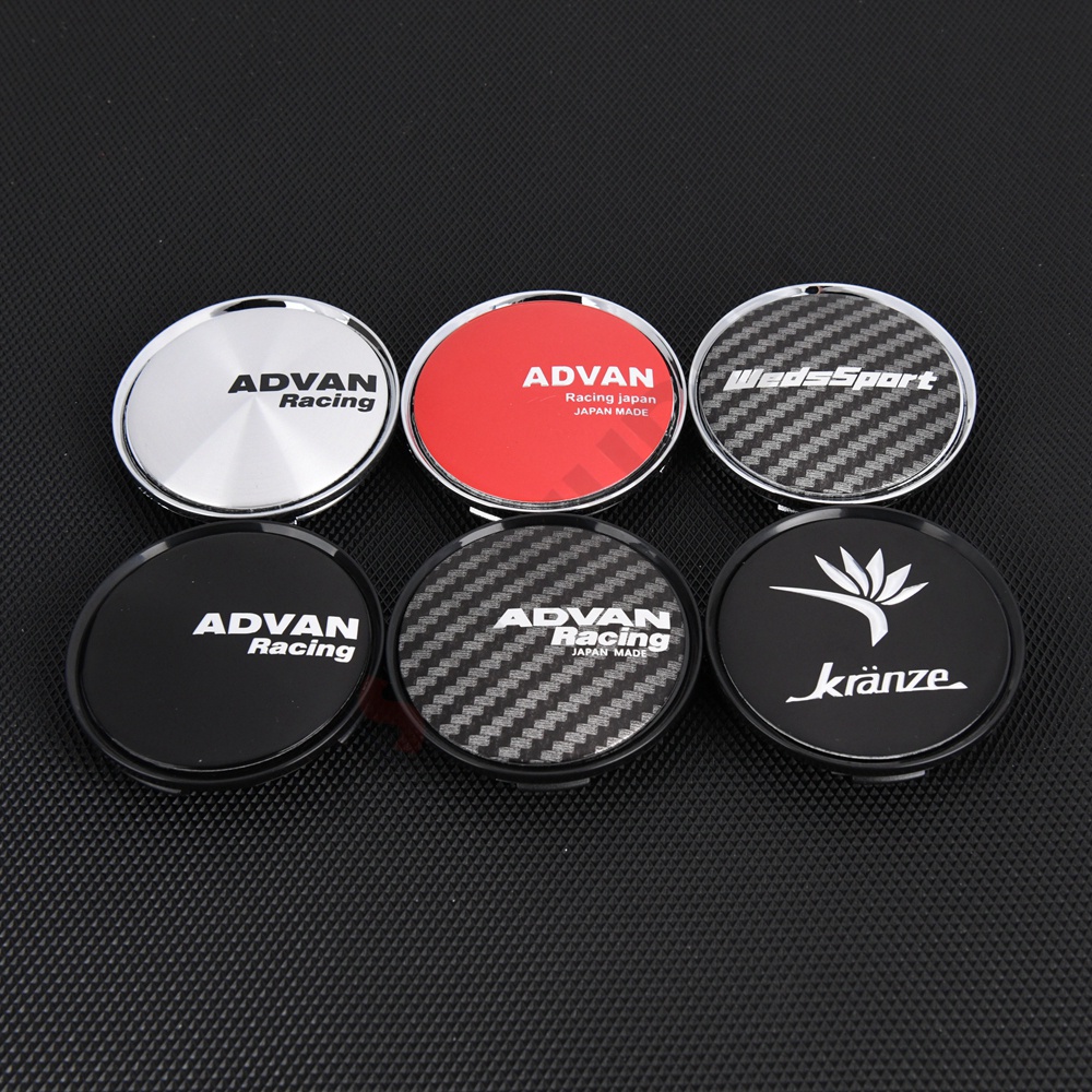 4PCS Wheel Center Cap 63MM/58MM Rim Cap ADVAN WEDSSPORT KRANZE Logo ...
