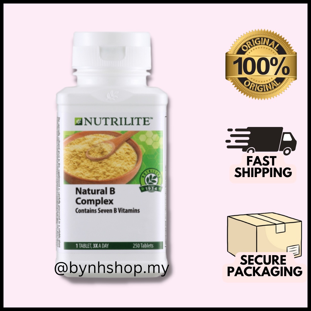[READY STOCK] Nutrilite Natural B Complex ORIGINAL AMWAY | Shopee Malaysia