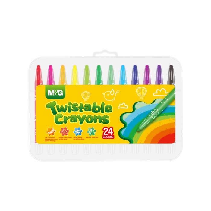 Crayon Set 24Pc Crayon 24colors Crayon Color Set Crayon Coloring ...