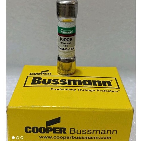 BUSSMANN DMM-B-11A FUSE 11A 1000V *02200001* | Shopee Malaysia