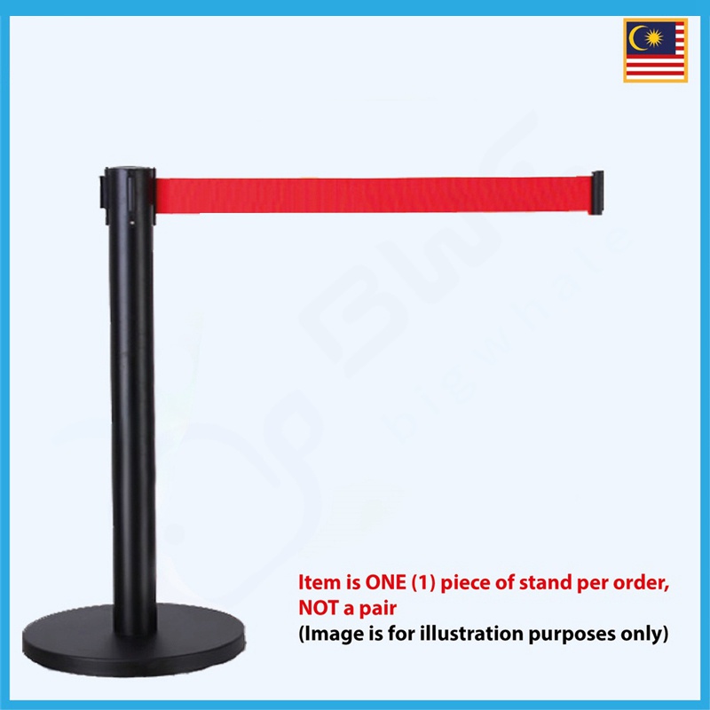 【COD】 Queue Stand Retractable Belt Barrier Divider Pole Queue Up Stand ...