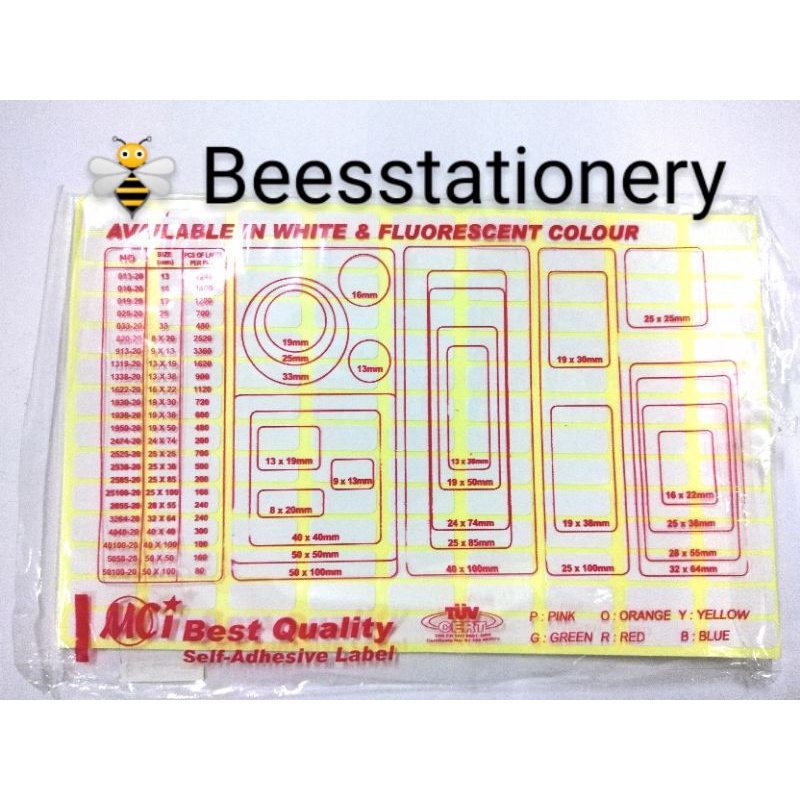 Self adhesive Label Sticker (White) /sticker putih | Shopee Malaysia