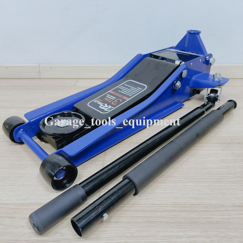 XR 3 Ton Ultra Low Profile Garage Jack With Dual Pump For Rapid Lifting ...
