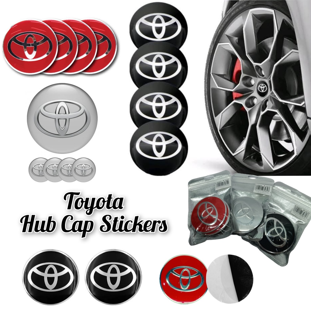 OAPC 2”/2.5” Toyota Logo Car Wheel Center Hub Cap Sticker Emblem ...