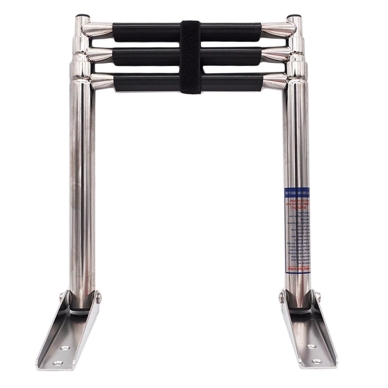 316 Stainless Steel Telescoping Boat Ladder3/ 4 Step Swim Step Over ...