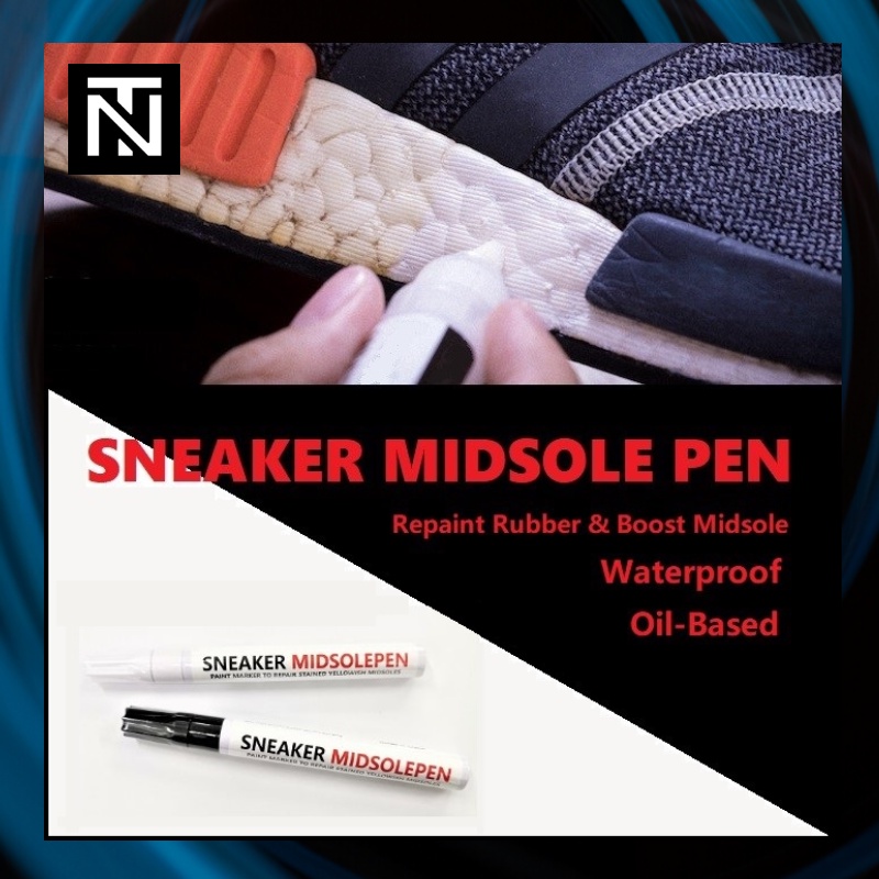 Shoe Sneaker AJ Boost Repaint Midsole Pen Boost Midsole Repaint ...
