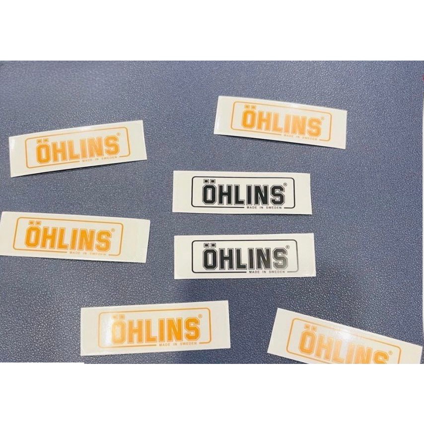 OHLINS STICKER 100%Good Quality #Universal (Made in SWEDEN) | Shopee ...