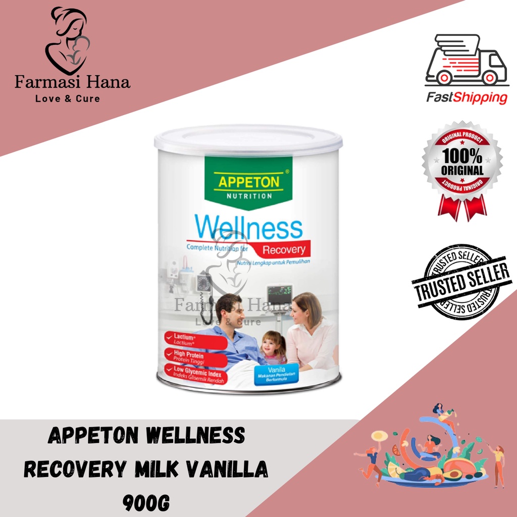 APPETON WELLNESS RECOVERY MILK VANILLA 900G | Shopee Malaysia