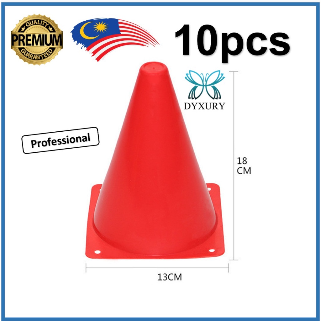 10PCS Soccer Cones Football Training Triangle Cones Marker Disc Soccer ...
