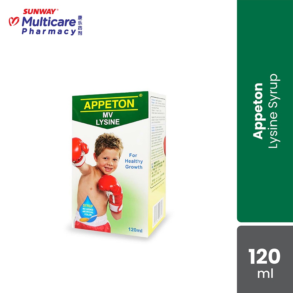 Appeton Multivitamin Syrup with Lysine (120ml) | Shopee Malaysia