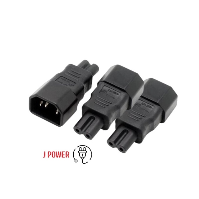 IEC C14 male To C7 female/ IEC C14 male to C13 Female | Shopee Malaysia