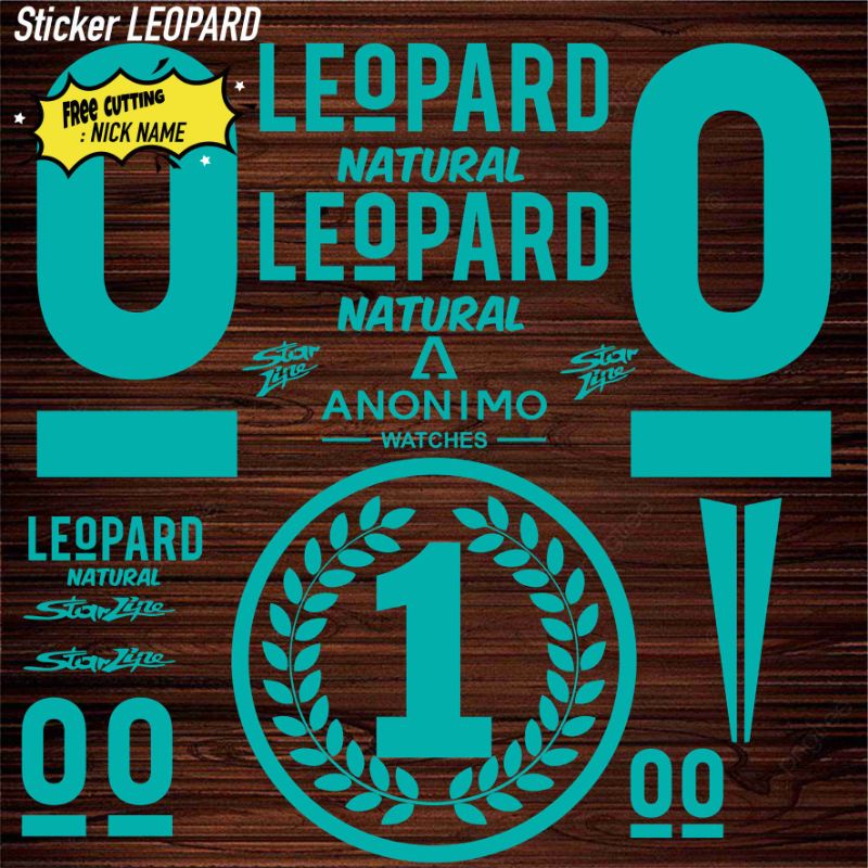 Leopard kyt njs rsv Helmet sticker | Shopee Malaysia