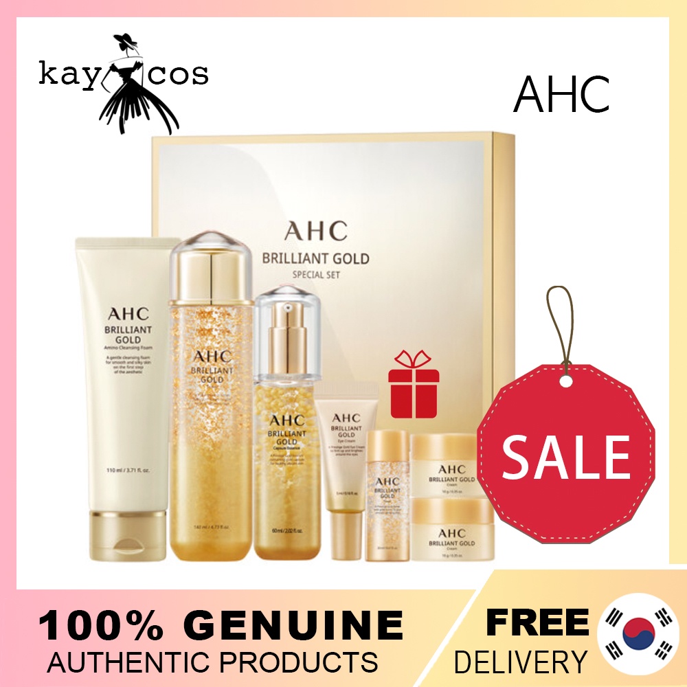 AHC Brilliant Gold Skin Care 3 Set | Shopee Malaysia