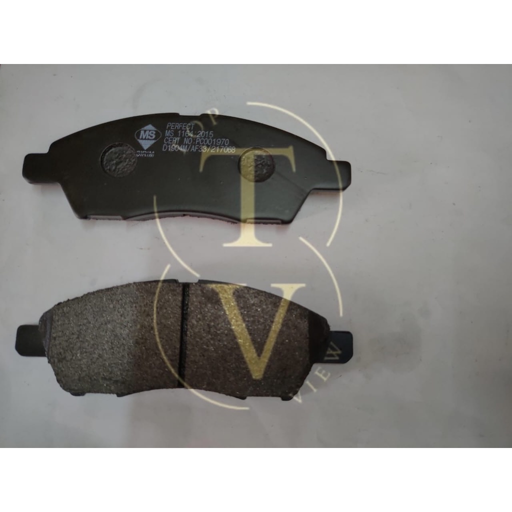 NISSAN GRAND LIVINA L10 , LATIO 1.6 , ALMERA N17 FRONT BRAKE PAD D1904 | Shopee Malaysia