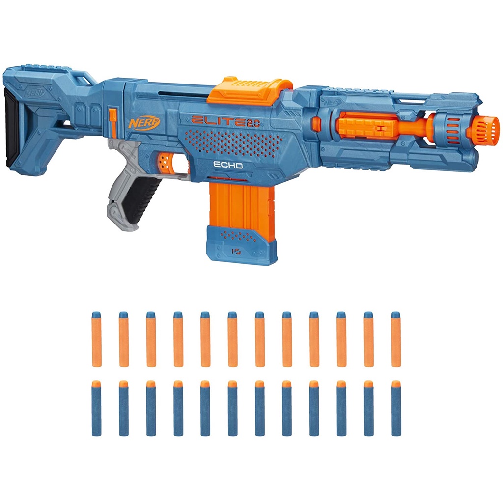 Nerf Elite 2.0 Echo CS-10 Blaster, 24 Nerf Darts | Shopee Malaysia