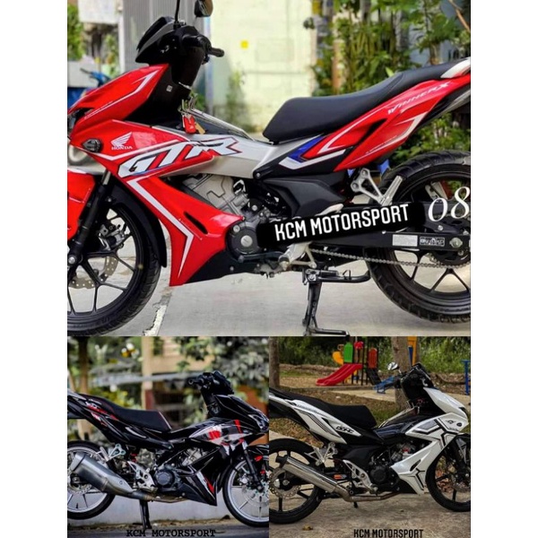 HONDA RSX 150 GTR / RSX winner / Coverset Honda rsx150 Siap tampal/ All ...