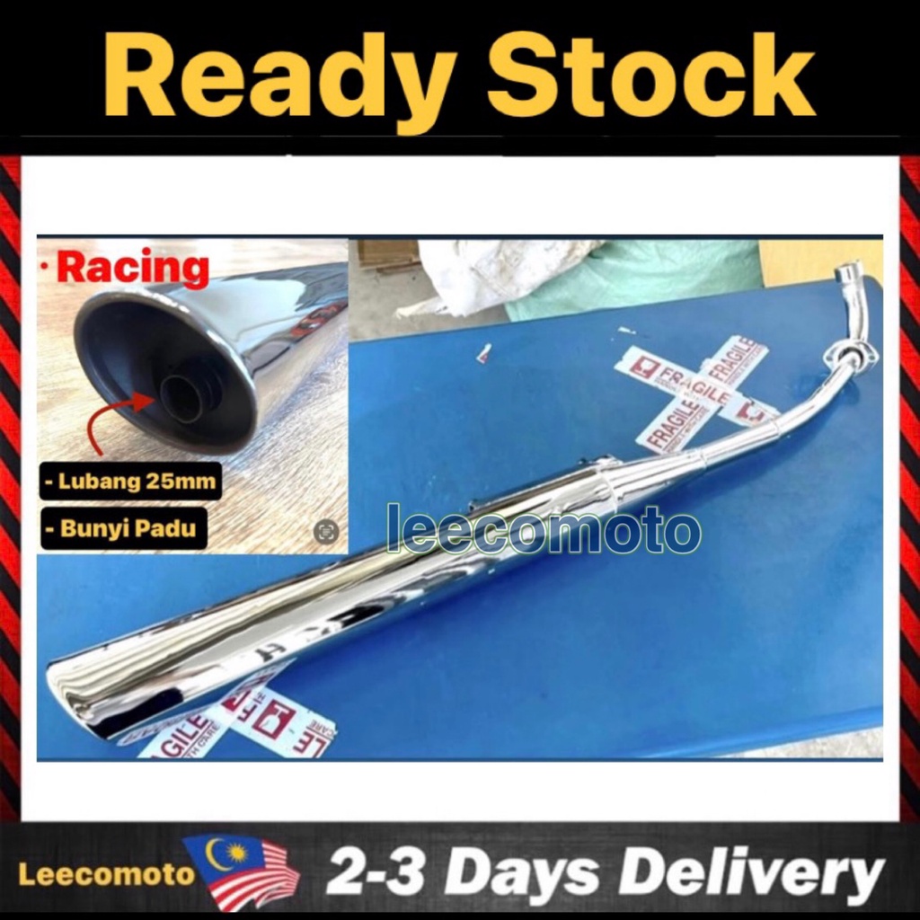 EX5 RACING EXHAUST/EKSOZ EX5/EX5 DREAM STANDARD STD CUTTING HONDA EX5 DREAM EKZOS EXZOS MUFFLER ...