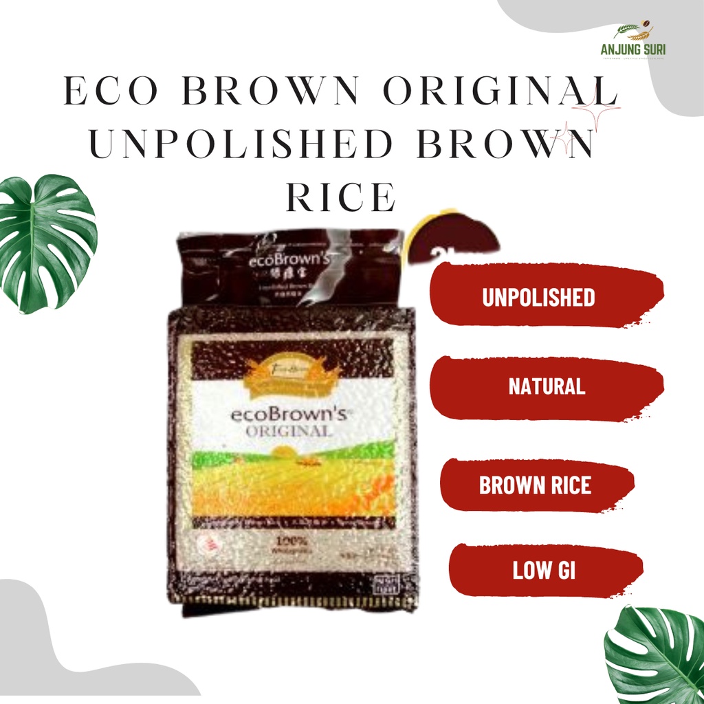 Eco Brown Rice Original Steam Multigrain Vacuum Pack Gluten Free Zero ...