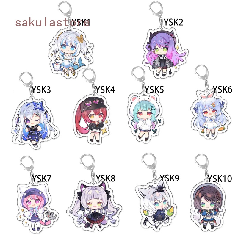 Anime Hololive Vtuber Cosplay Keychain Acrylic Key Chain | Shopee Malaysia