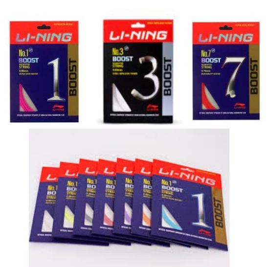 LI-NING Badminton Racket String BOOST no1 no3 no 7 JAPAN ORIGINAL ...