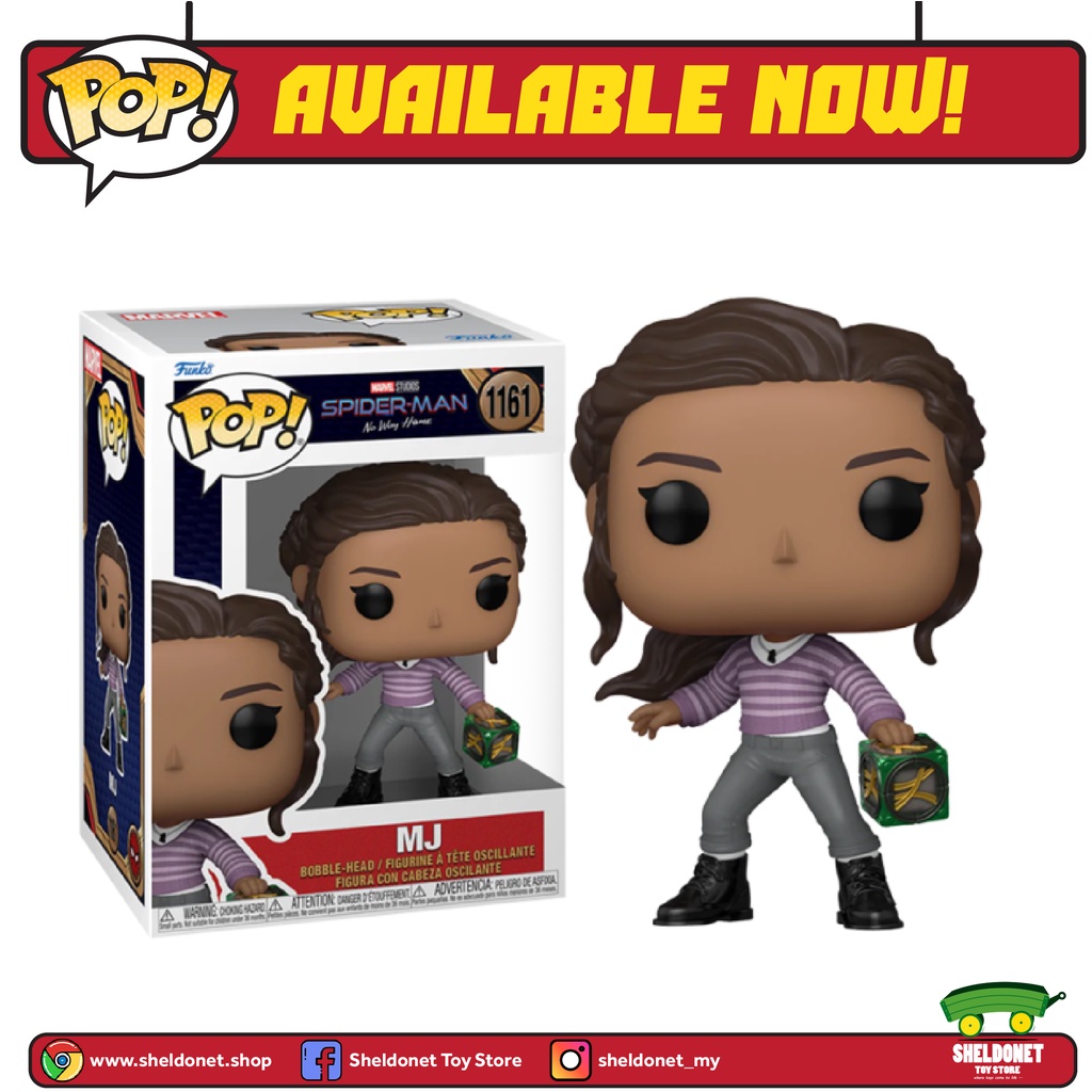 Funko Pop! Marvel: Spider-Man: No Way Home - MJ with Spell Box | Shopee ...