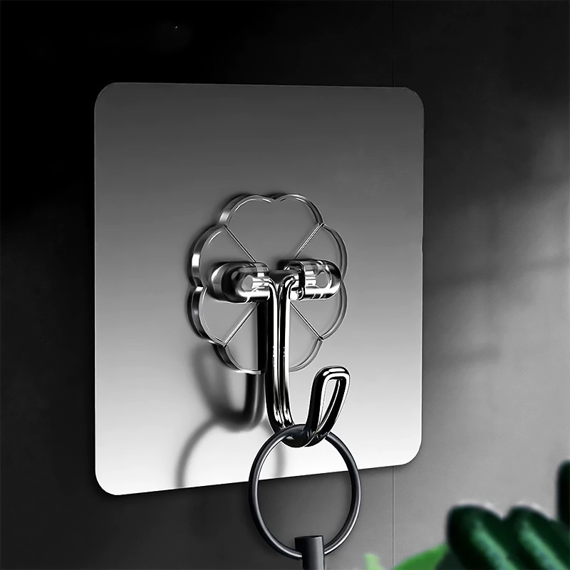 Heavy Duty Self Adhesive Wall Hanger Stainless Steel Hook Multi Usage ...