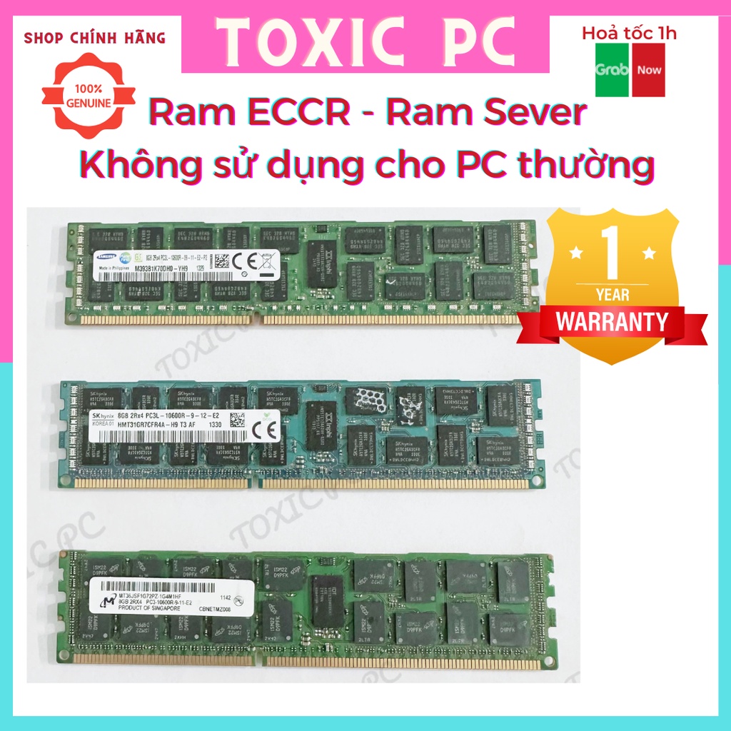Ram Server DDR3 8GB-16GB-32GB ECC REG Genuine Sever disassembled ...