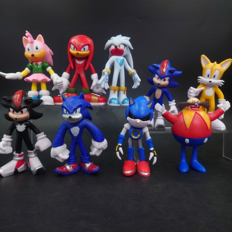 Sonic Model Size 12 Cm H Set And I Complete Can Move Some Head And ...