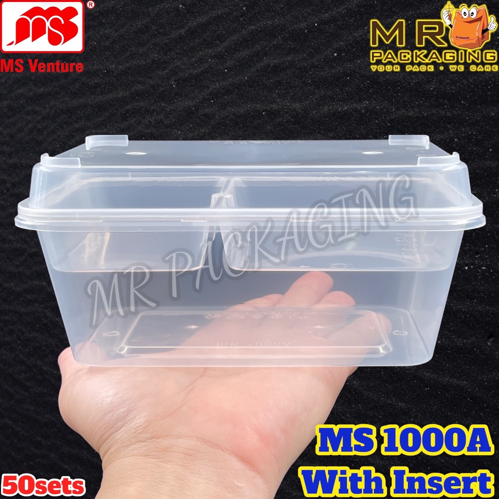 MS Venture 500A 650A 750A 1000A 1100A Rectangular PP Container & Lid ...