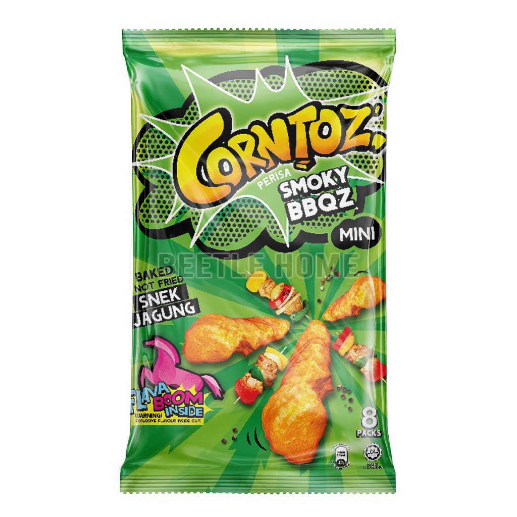 Corntoz Mini Family Pack 8x15g Party Snack Mamee Jajan Oldtime ...