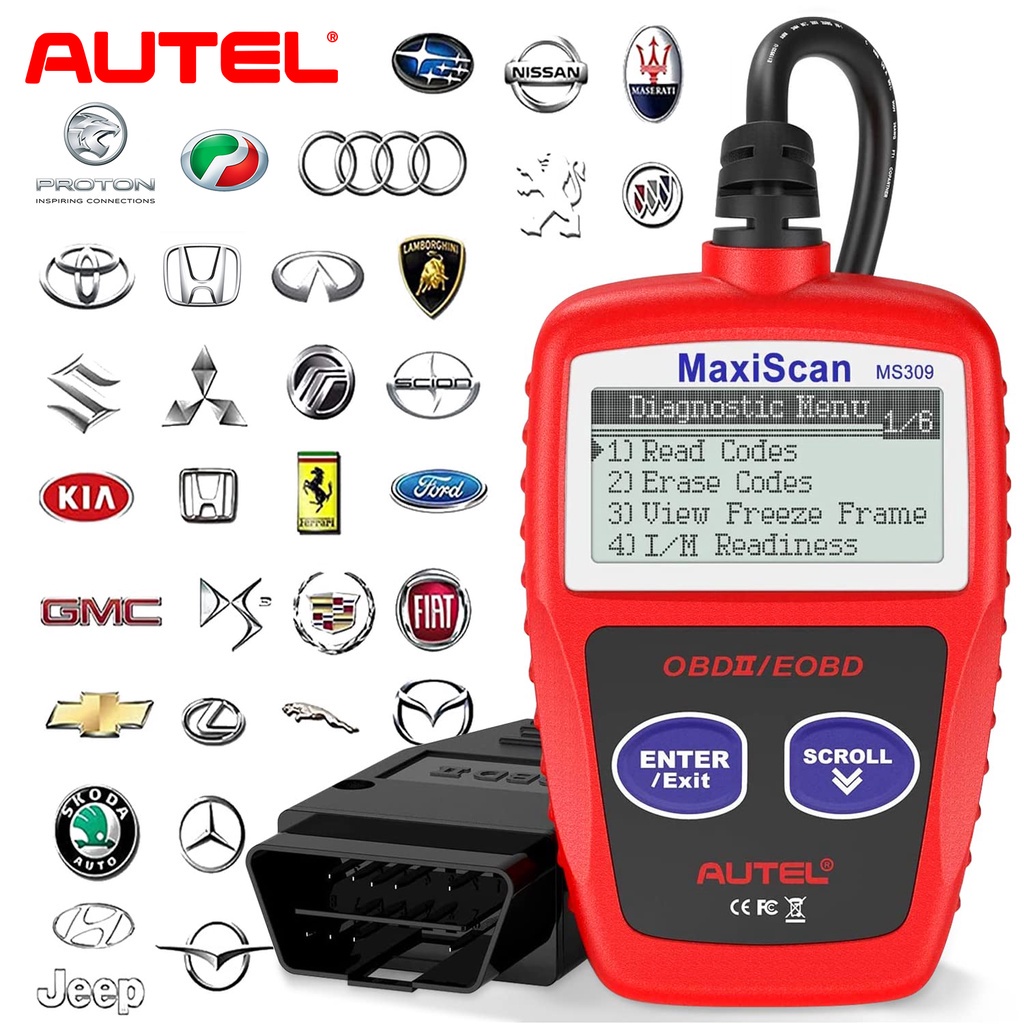 [Proton&Perodua&All OBD2 Cars] Autel MS309 EOBD/OBD2 Scanner Fault ...