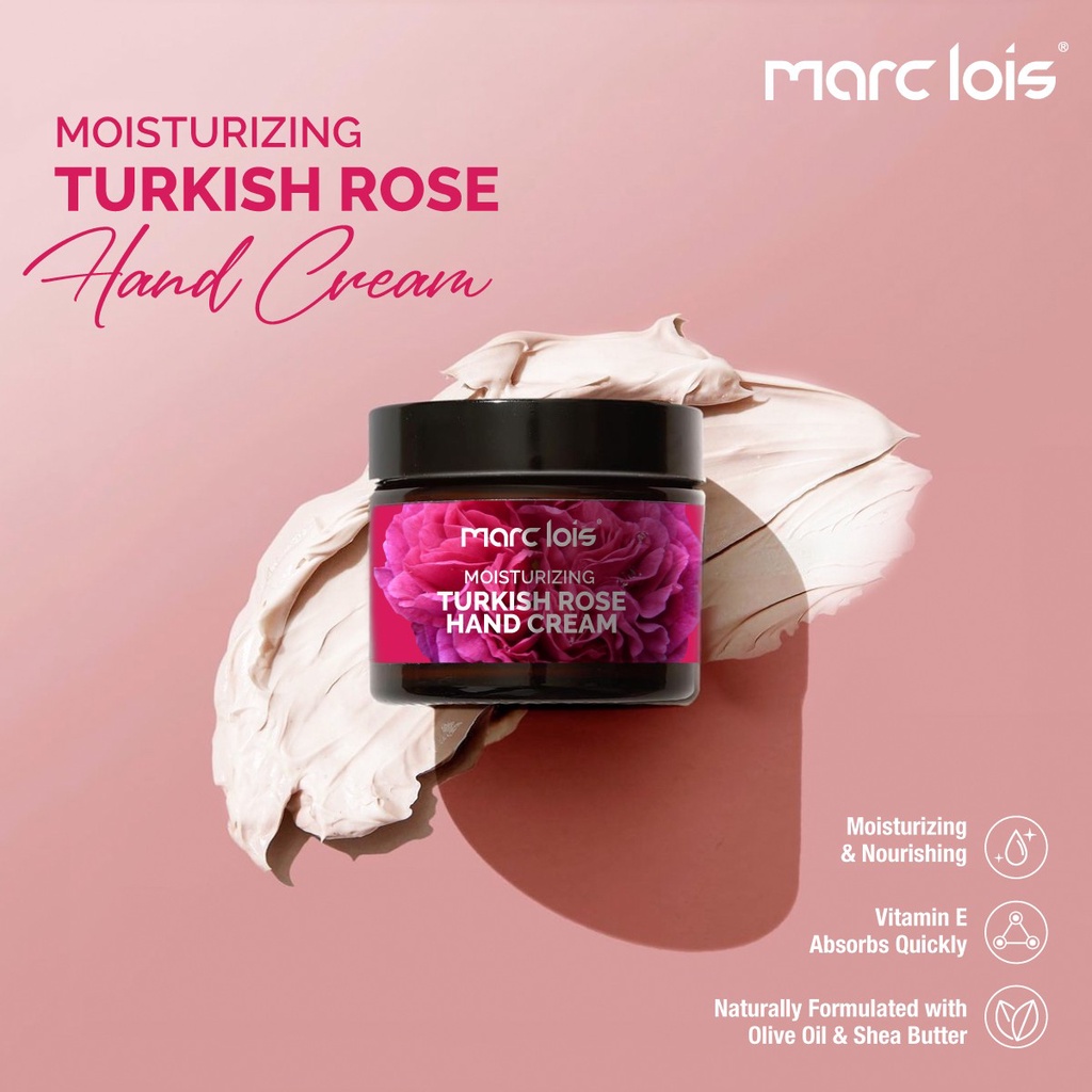 Marc Lois® Moisturizing Turkish Rose Hand Cream Krim Tangan 60G ...