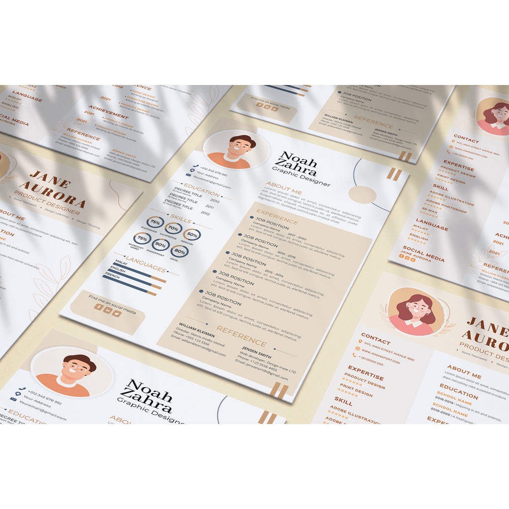 RESUME INFOGRAPHIC SERVICE / RESUME EDIT | Shopee Malaysia