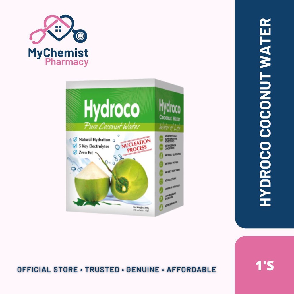 Hydroco Pure Coconut Water (Sachet) | Shopee Malaysia