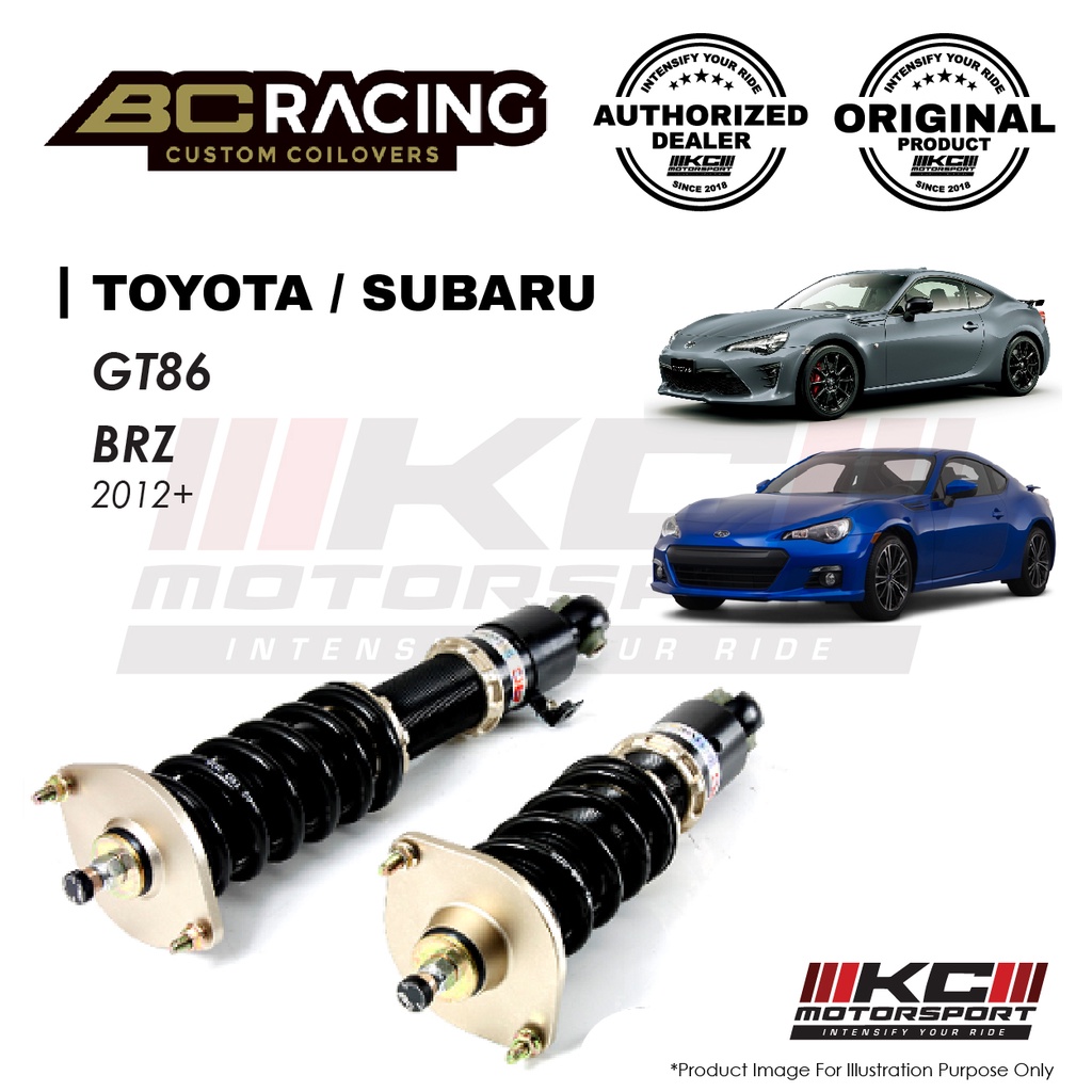 Toyota GT86 / Subaru BRZ 2012+ - BC Racing BR RS Fully Adjustable ...