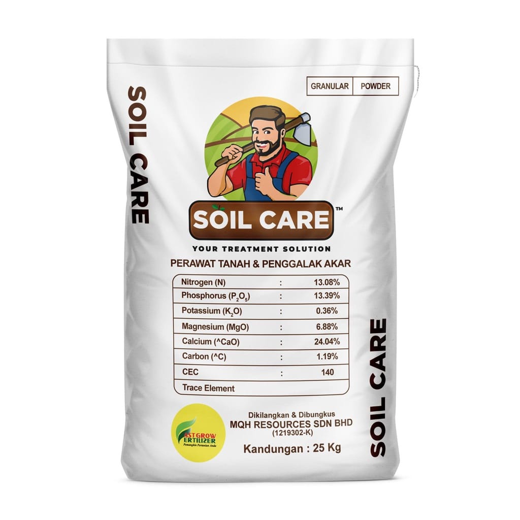 FAST GROW FERTILIZER SOIL CARE - 25KG [READY STOCK] | Shopee Malaysia