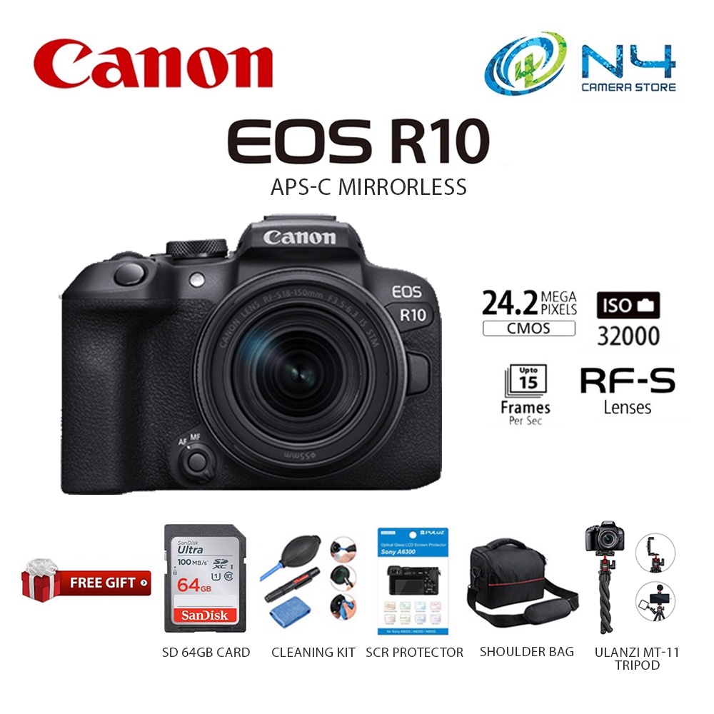 Canon EOS R10 Canon R10 Mirrorless Camera | Shopee Malaysia