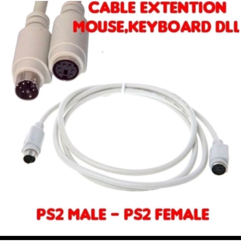 Ps2 Extension Cable 3 Meters Male To Female Ps 2 Extension Cable ...