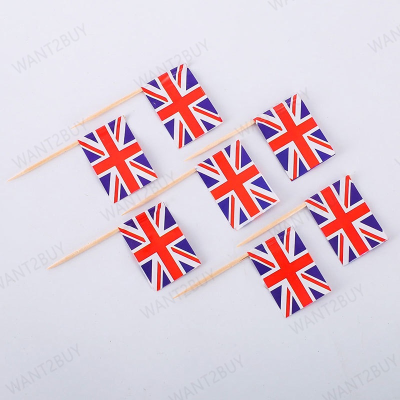100pcs world Toothpick Bendera Malaysia Merdeka Cake Topper Malaysia ...