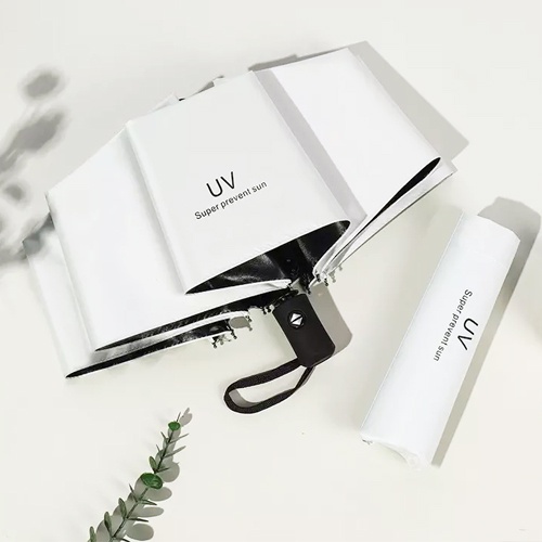 UPF 50+ UV Protection Fully Automatic Umbrella Anti UV Super Prevent Sun 8 Ribs 1 Touch Open ...