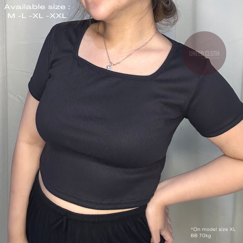 Uneed Cloth / JUMBO CROP TOP / CROP CLOTHES / WOMEN'S T-SHIRTS / CROP T ...