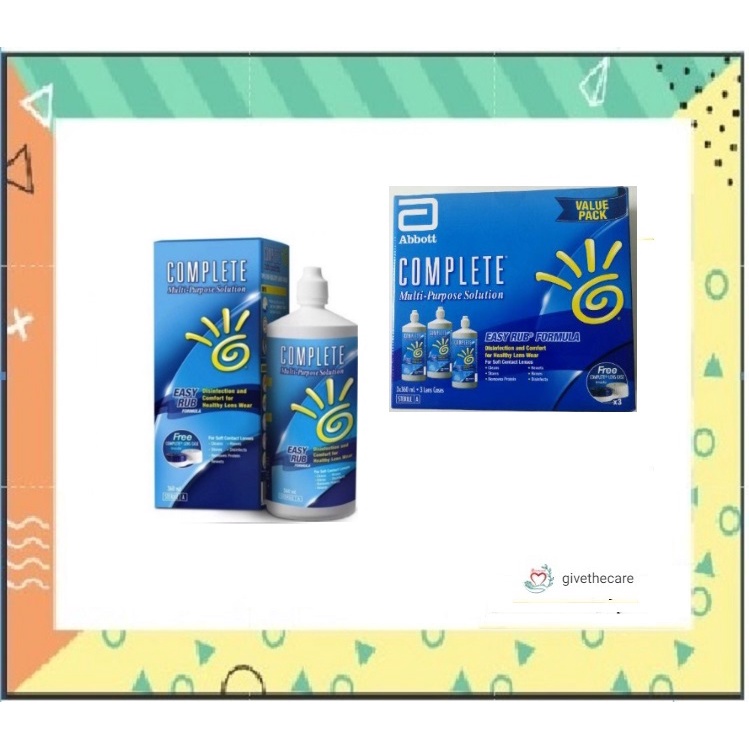 J &J Complete Multi-Purpose Solution 60ml / 3x360ml | Shopee Malaysia