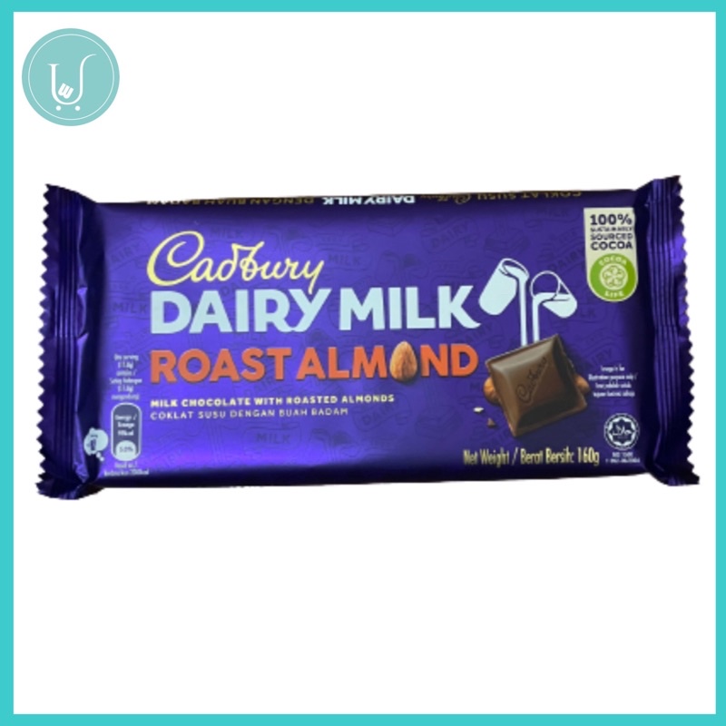 Cadbury Dairymilk Chocolate 160g (Milk chocolate / Hazelnut / Roast ...