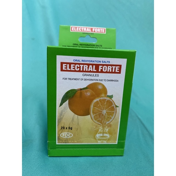 Electral Forte ORS Oral Rehydration Salts 6g 20 pkts exp 8/2025 ...