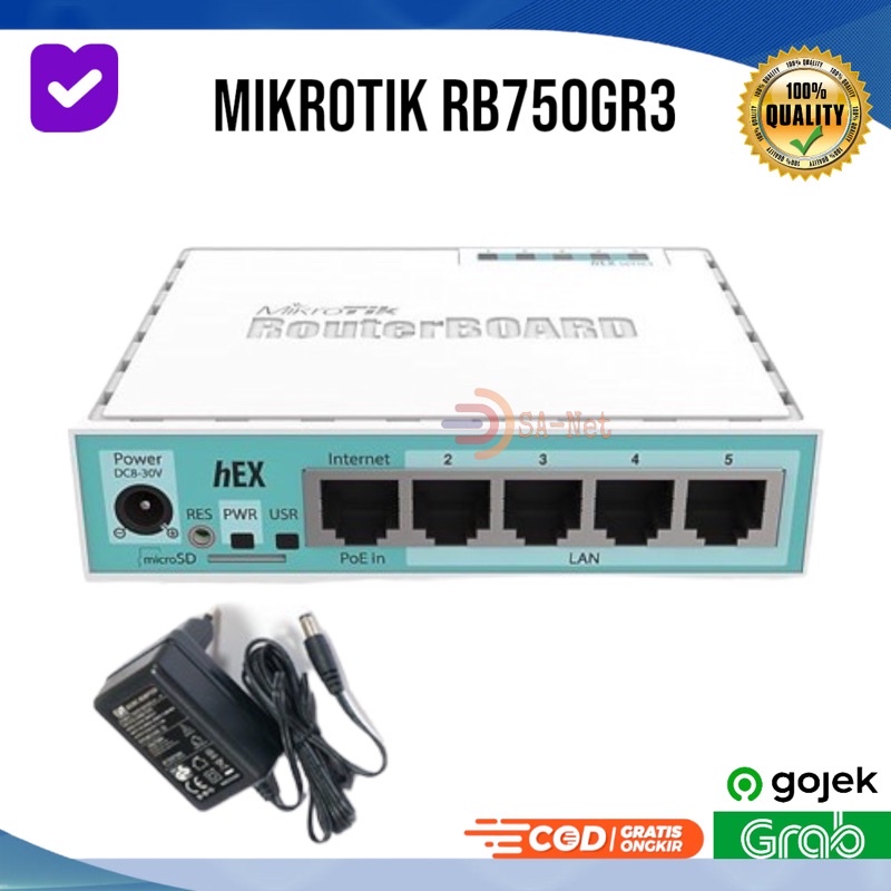 Mikrotik RB750Gr3 Hex Router 5 Port Gigabit | Shopee Malaysia