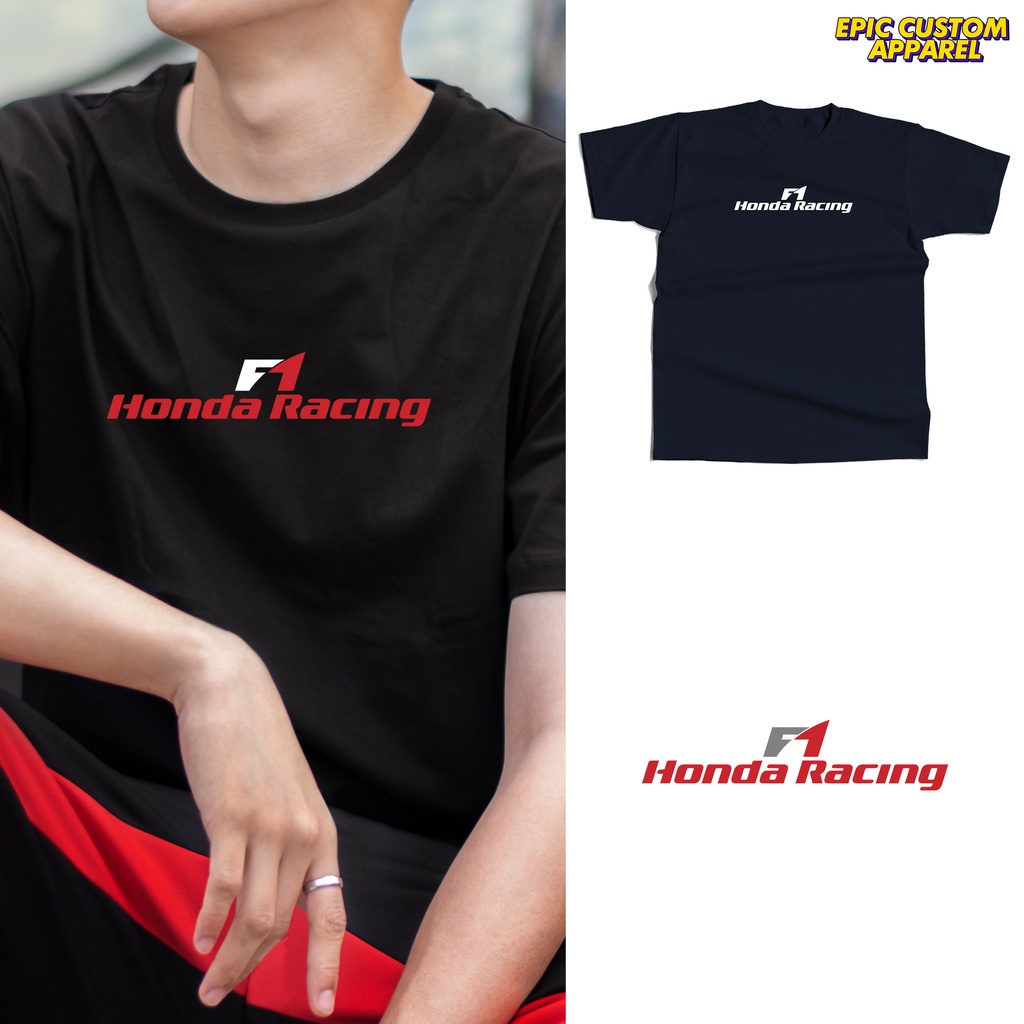 Honda F1 Racing Motorsports Graphic Tee 100% Cotton Unisex T-Shirt ...