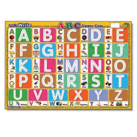 🌈Ready Stock🌈 Writing Board - Let's Write Alphabet ABC (Uppercase ...