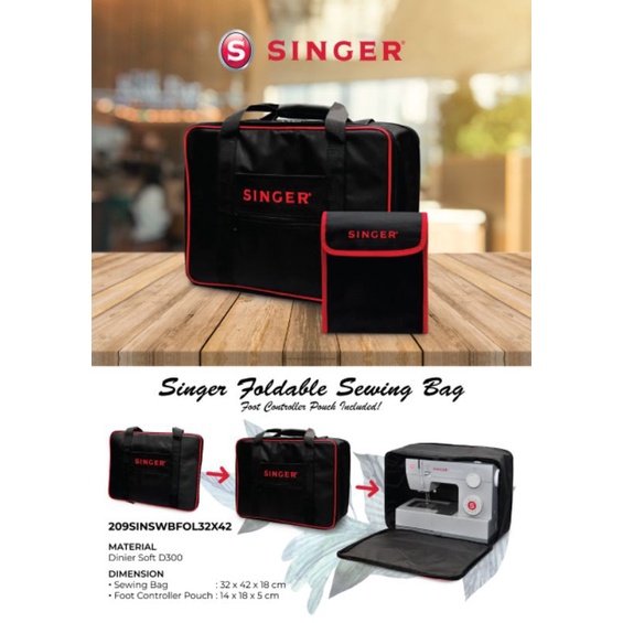 Singer Portable Bag Singer Foldable Sewing Bag | Shopee Malaysia