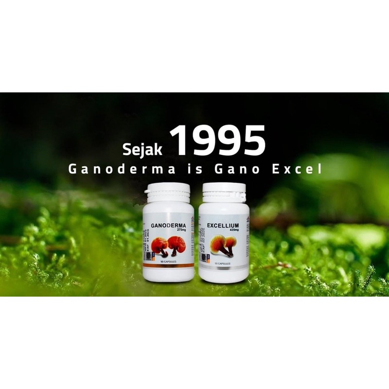 Ganoderma & Excellium 🇲🇾 WAJAH BARU from HQ [30 Capsules/90, Capsules ...